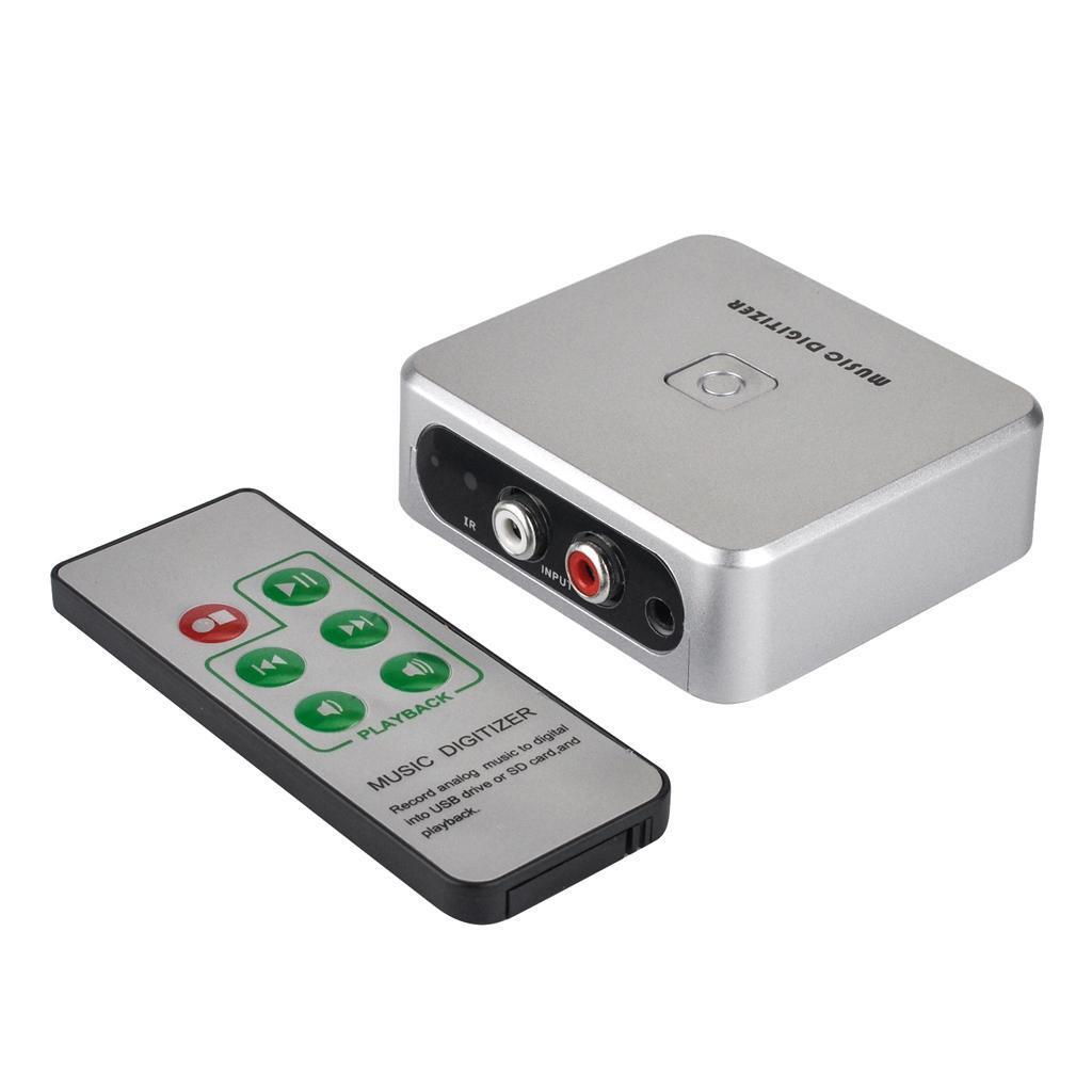 3.5mm L/R Analogue to Digital Audio Recorder Capture Box , Music ...