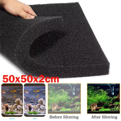 Aquarium & Pond Sponge Filter Media Biochemical Sponge Water Cleaning ...