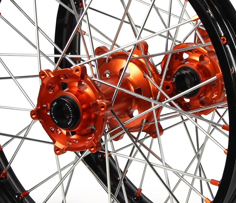 KTM 85 SX SX85 Big Wheel 2020 Wheels Set Orange 16" 19" Rims | eBay
