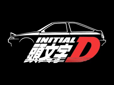 INITIAL D Decal | JDM Anime Trueno ae86 Stickers for Car Laptop- Supra ...