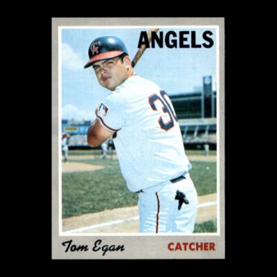 Tom Egan 1970 Topps California Angels #4 Set Break GREAT! | eBay
