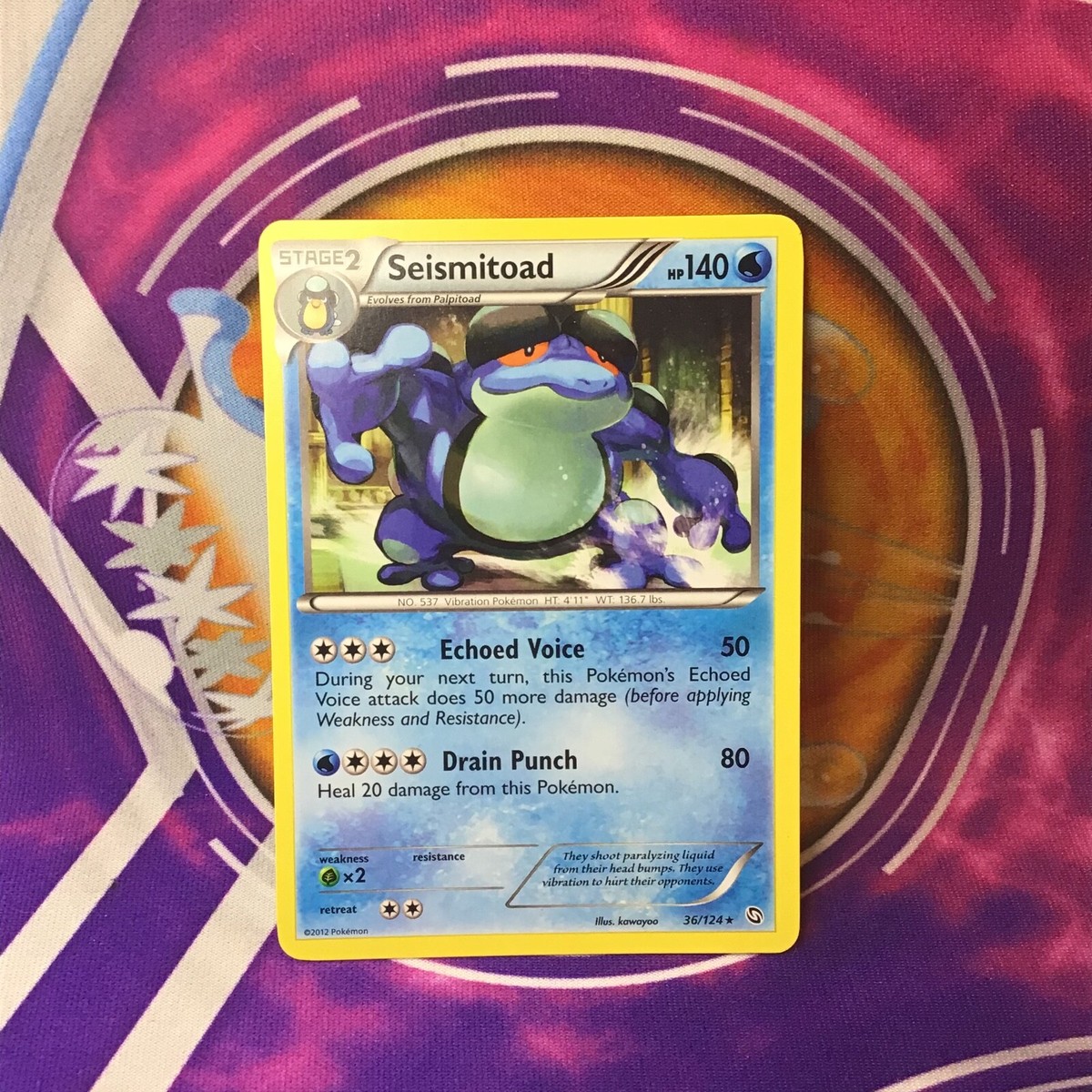 Pokemon Seismitoad Weakness