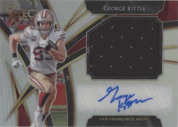 2019 Panini Select - Jumbo Signature Swatches #JSS-GK George Kittle /99 ...