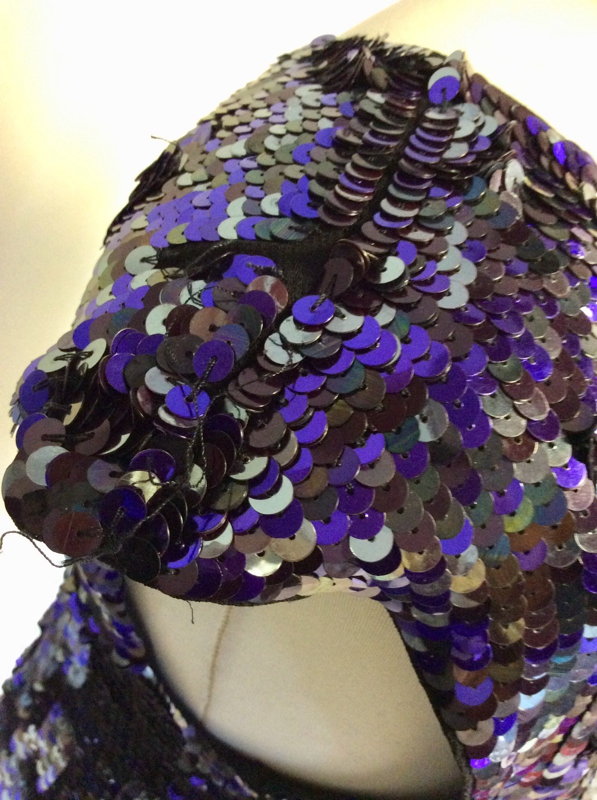 BRAND NEW FRENCH CONNECTION PURPLE & SILVER SEQUIN DRESS SIZE 6 | eBay