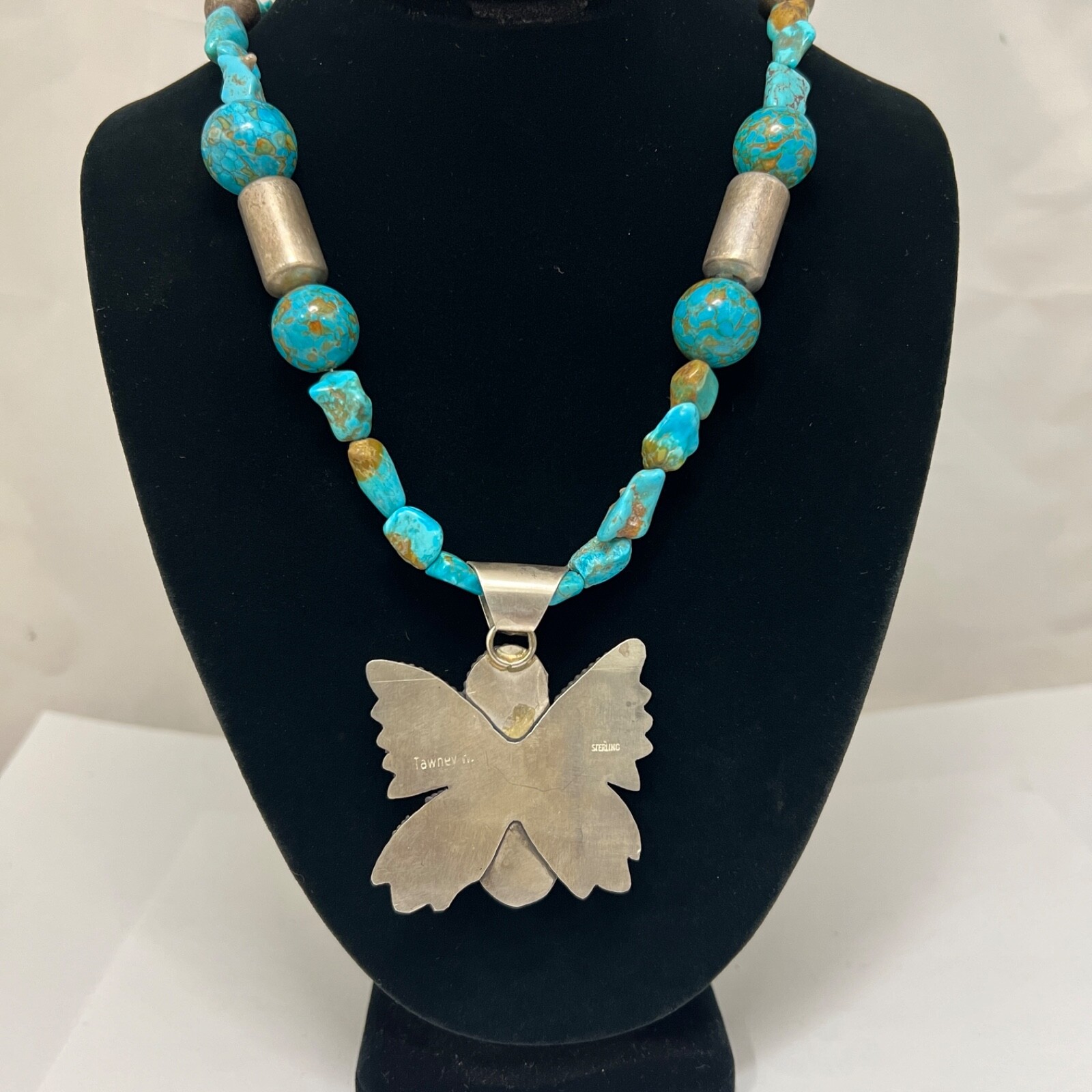 Navajo Tawney Beautiful Native American Turquoise But… - Gem