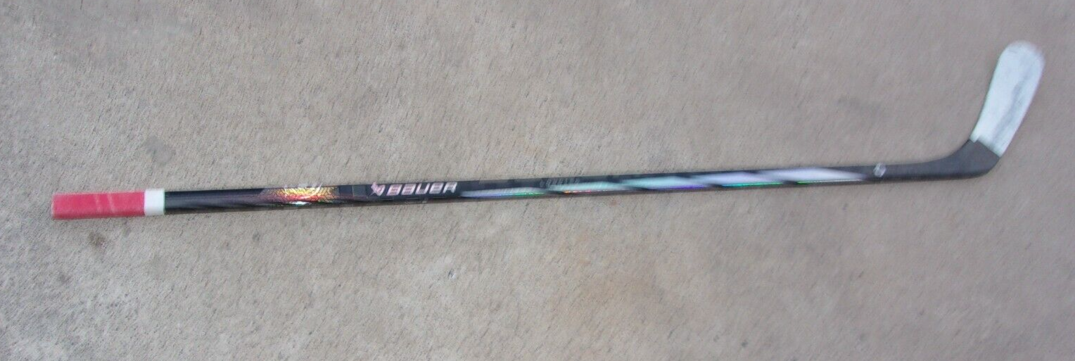 ARIZONA COYOTES Michael Carcone practice-used Bauer AG5NT Boron demo ...