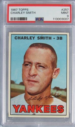 1967 Topps #257 Charley Smith PSA 9 MINT EZ64 | eBay