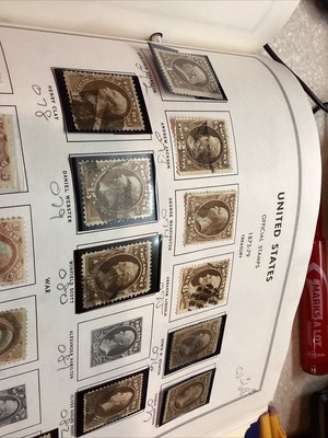 U.S. Stamps - Back of the Book - Official Stamps - Treasury C.V.-$608 ...
