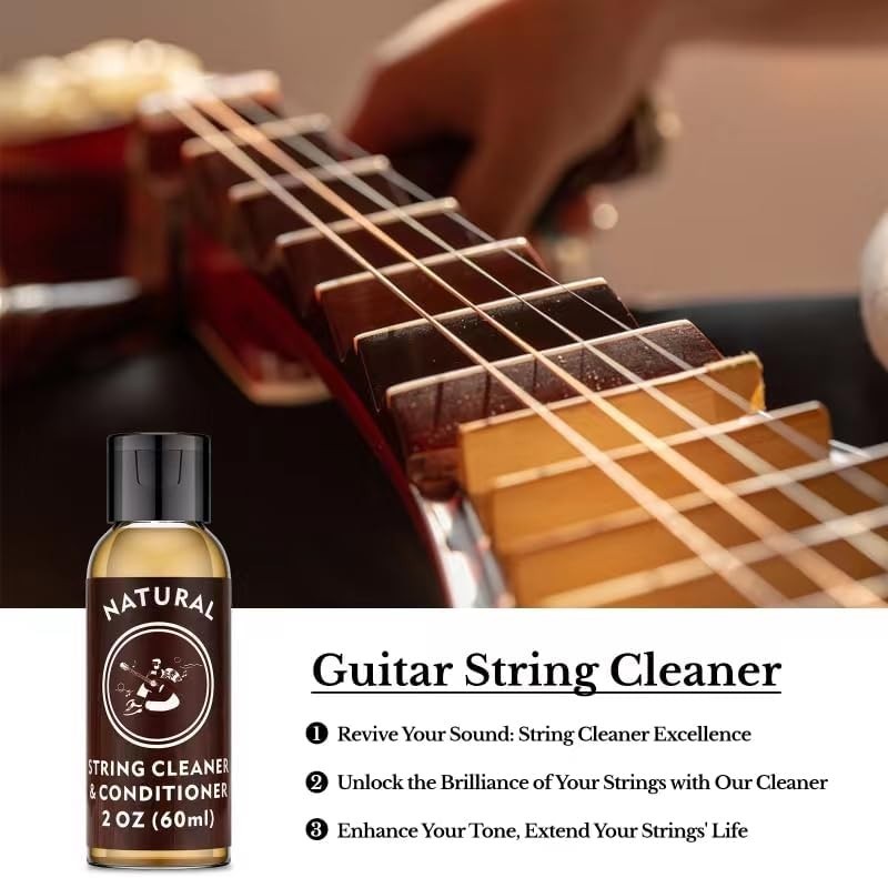 Deviser Guitar Cleaning,All in ONE Kit,Fretboard Lemon Oil,Polish ...