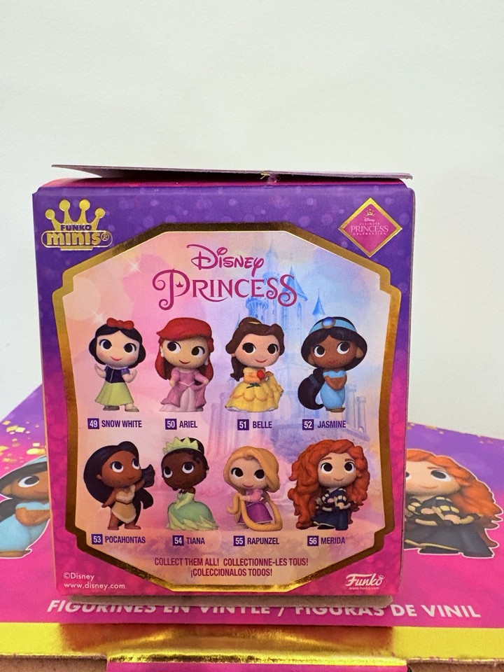 Funko Minis Disney Princess Complete Set Of 8 | eBay