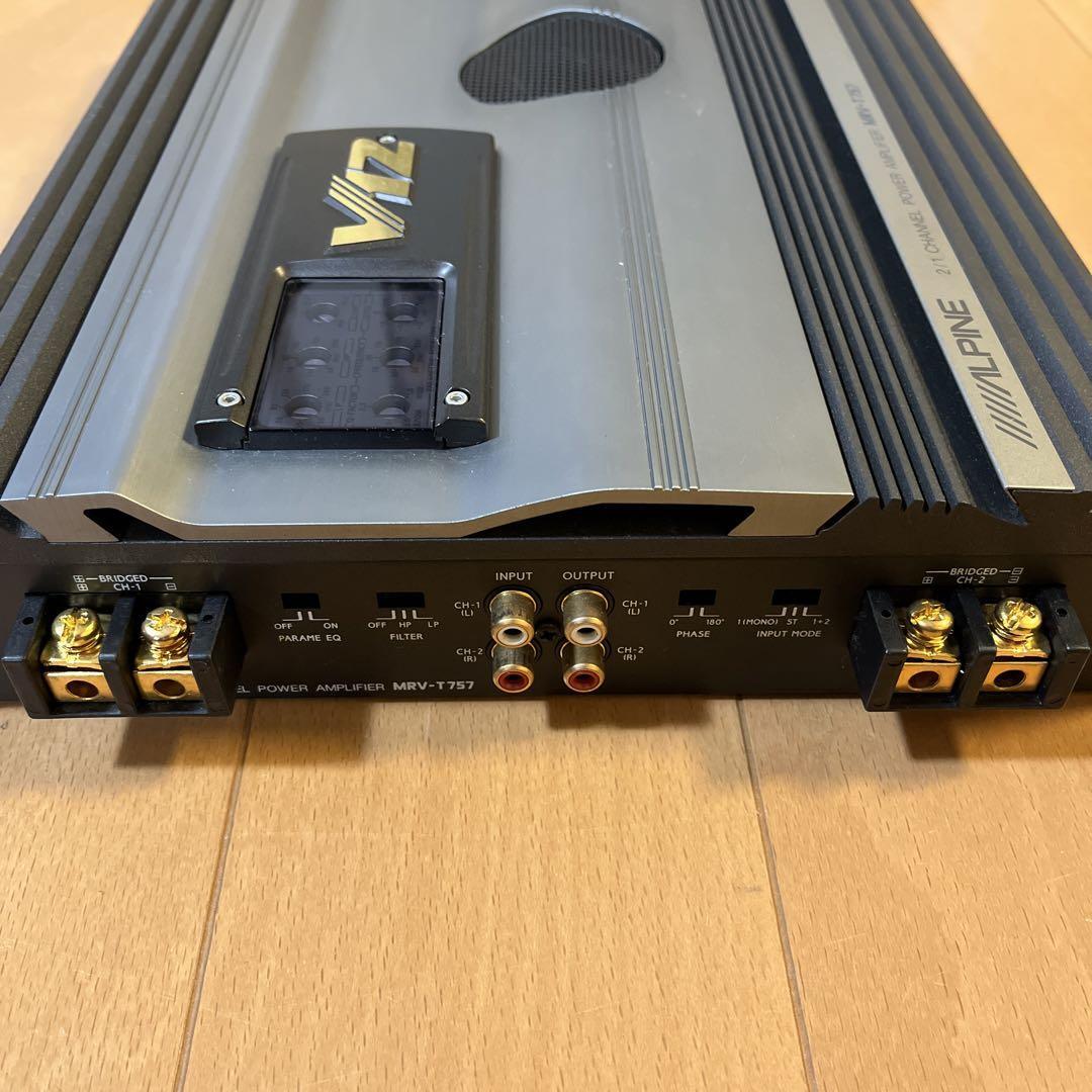 ALPINE 2 Channel Power Amplifier MRV T757 Used A | eBay