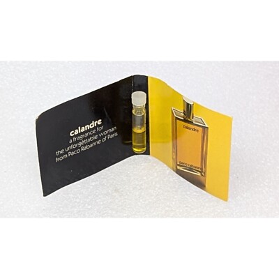 Paco Rabanne Calandre Parfum Perfume Sample Vial Vintage Fragrance For ...