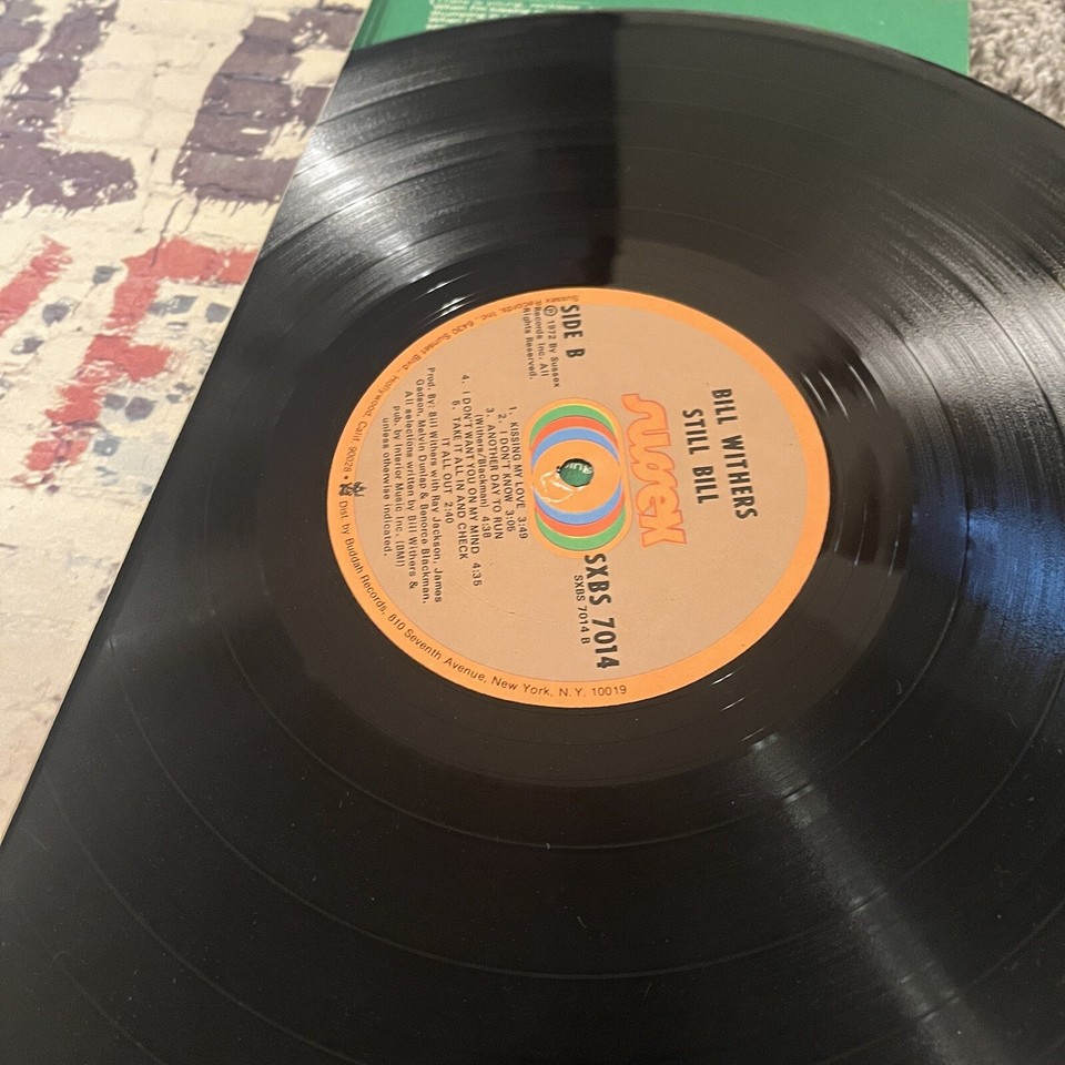 BILL WITHERS Still Bill Vinyl LP Original 1972 Fold Out Cover SXBS7014 ...