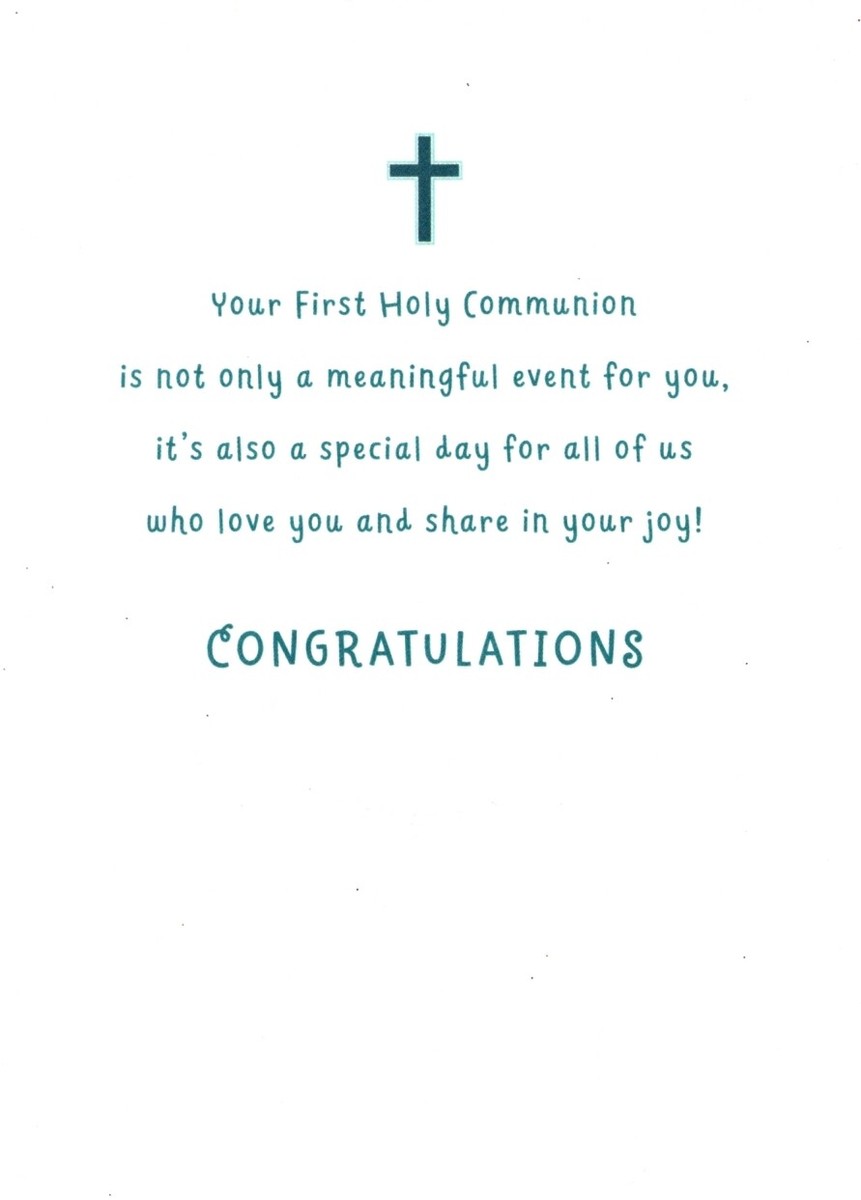 Holy Communion Congrats Messages Congratulations On Your First