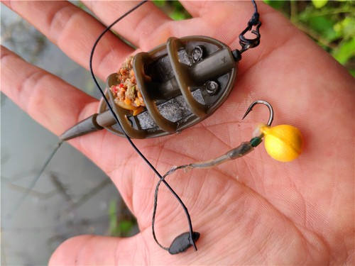 Carp Fishing Rigs Method Feeder Bream Tench 15g 30g 50g Inline Tackle ...