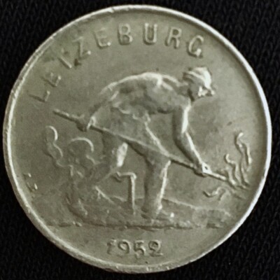 Luxembourg Letzeburg 1f 1952 Coin | eBay UK