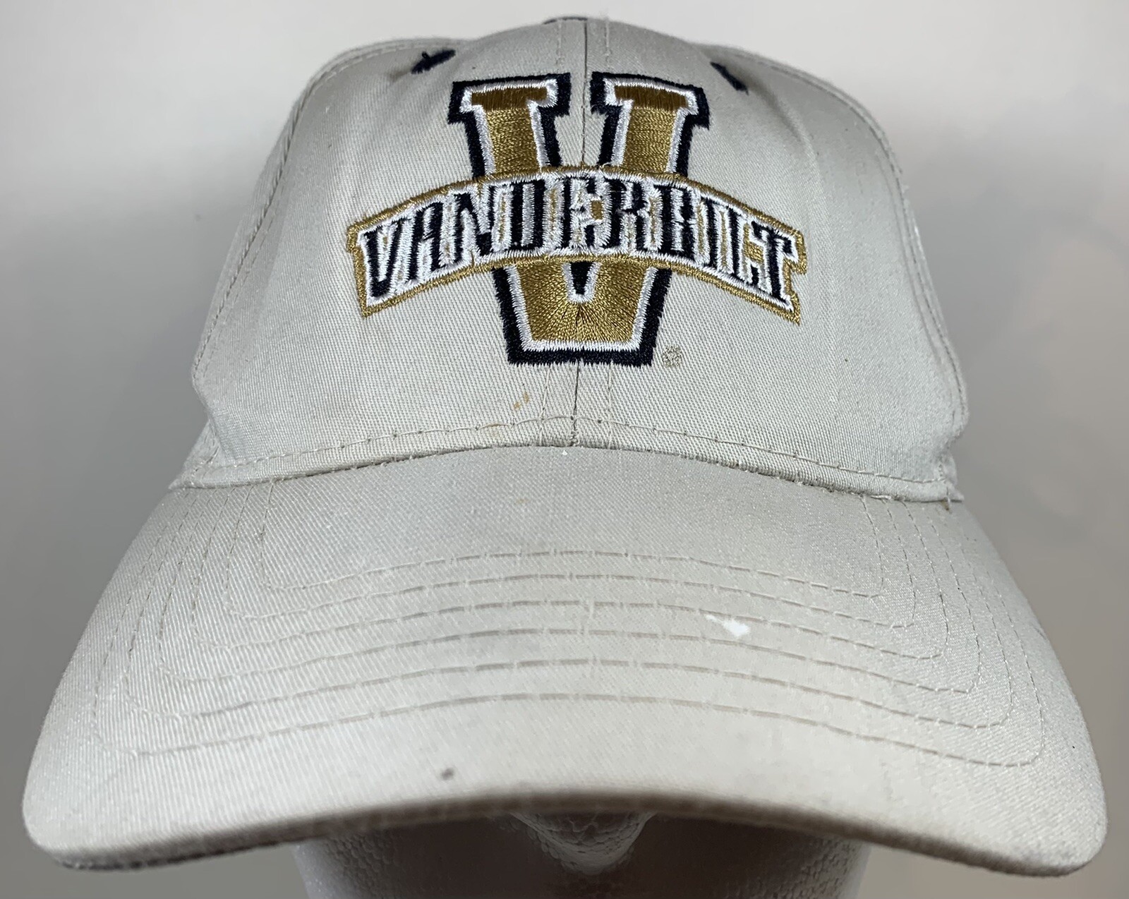 Vanderbilt University Hat Commodores Football TN College Vandy Beige ...