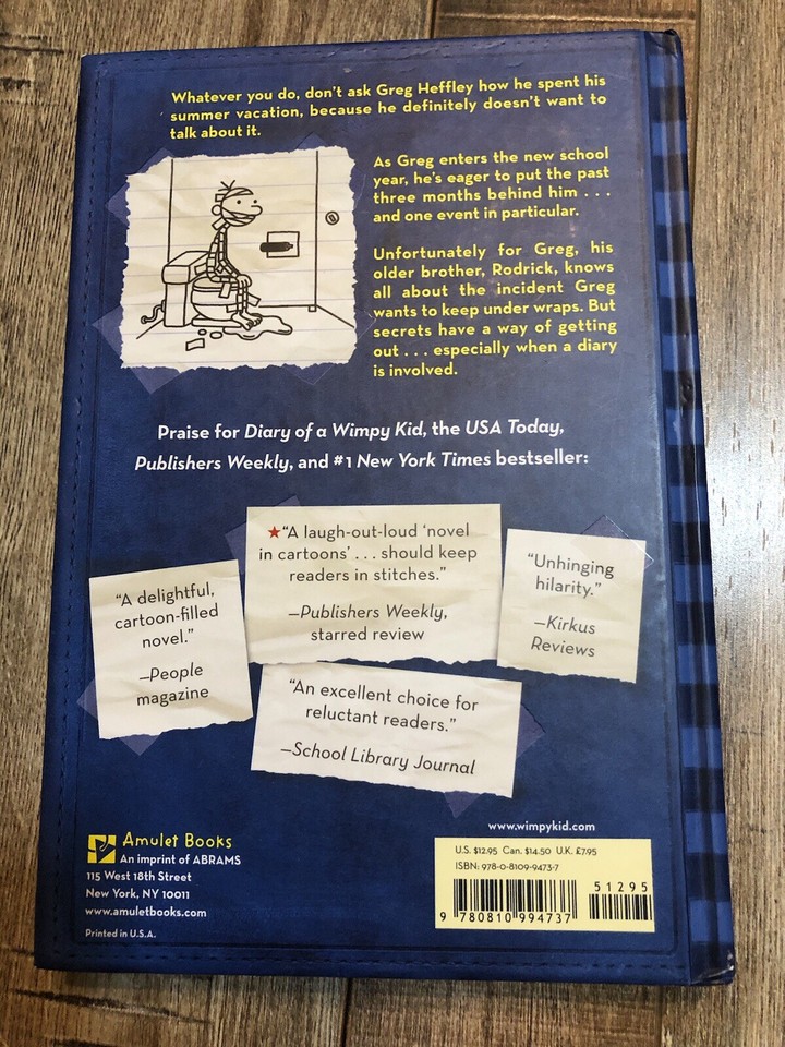 HALF OF PROCEEDS GO TO CHARITY! Diary of a Wimpy Kid: Rodrick Rules ...