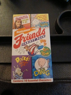 NEW Nickelodeon Friends Variety Pack VHS VTG Sealed Ren Doug Rugrats ...