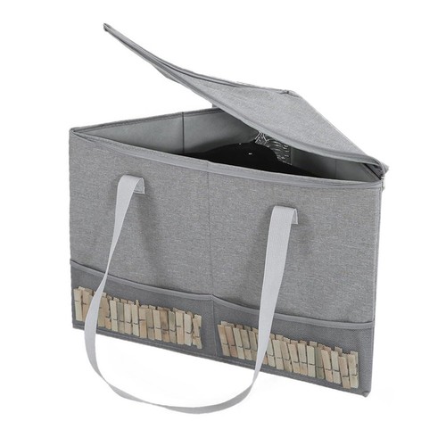Triangular Hanger Storage Organizer with Lid for Clothes and Household ...