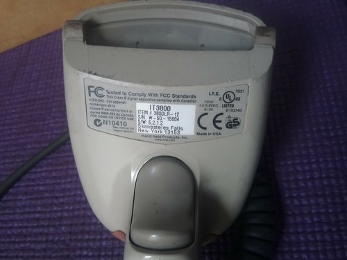 HHP 3800LR-12 USB Long Range Barcode Scanner IT3800 PS/2 | eBay