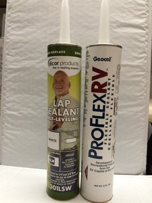 COMBO PACK 1 ProFlex RV Sealant Caulk WHITE & 1 DICOR LAP ...