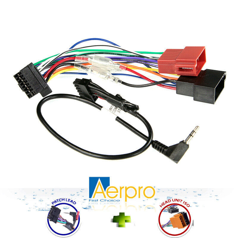 Aerpro APP9SP3 Secondary Harness with Patch Lead Suits Sony to ISO 16 ...