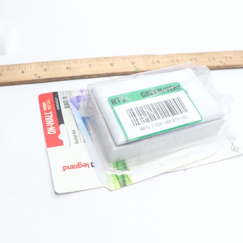 Legrand Wiremold 700 Series Metal Surface Raceway Duplex Receptacle Kit ...