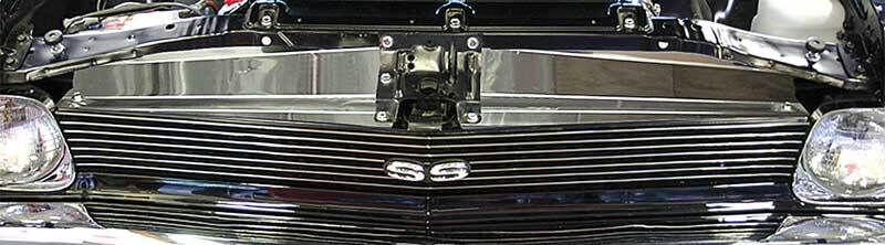 1968-72 Chevy II Nova; Radiator Support Show Panel; without Logo ...