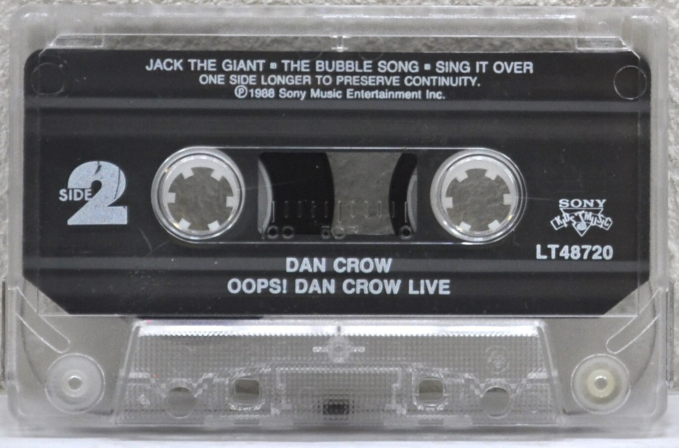 DAN CROW "OOPs! Dan Crow Live" Cassette Sony LT48720 | eBay