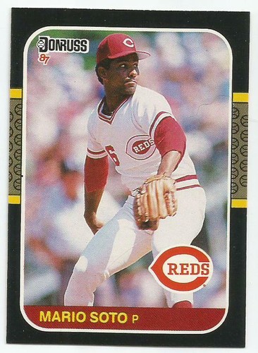 MARIO SOTO 1987 DONRUSS CARD MINT CONDITION CINCINNATI REDS | eBay