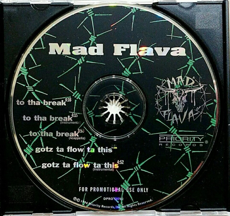 (CD) Mad Flava – To Tha Break , Promo, DPRO 50782, Single, 5 Tracks ...