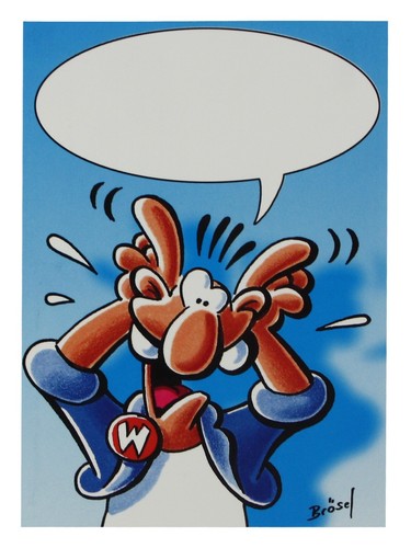 Werner Präsi Brösel "ArtNr. 20016 leer Gruß" - Postkarte 10.5x14.7cm | eBay