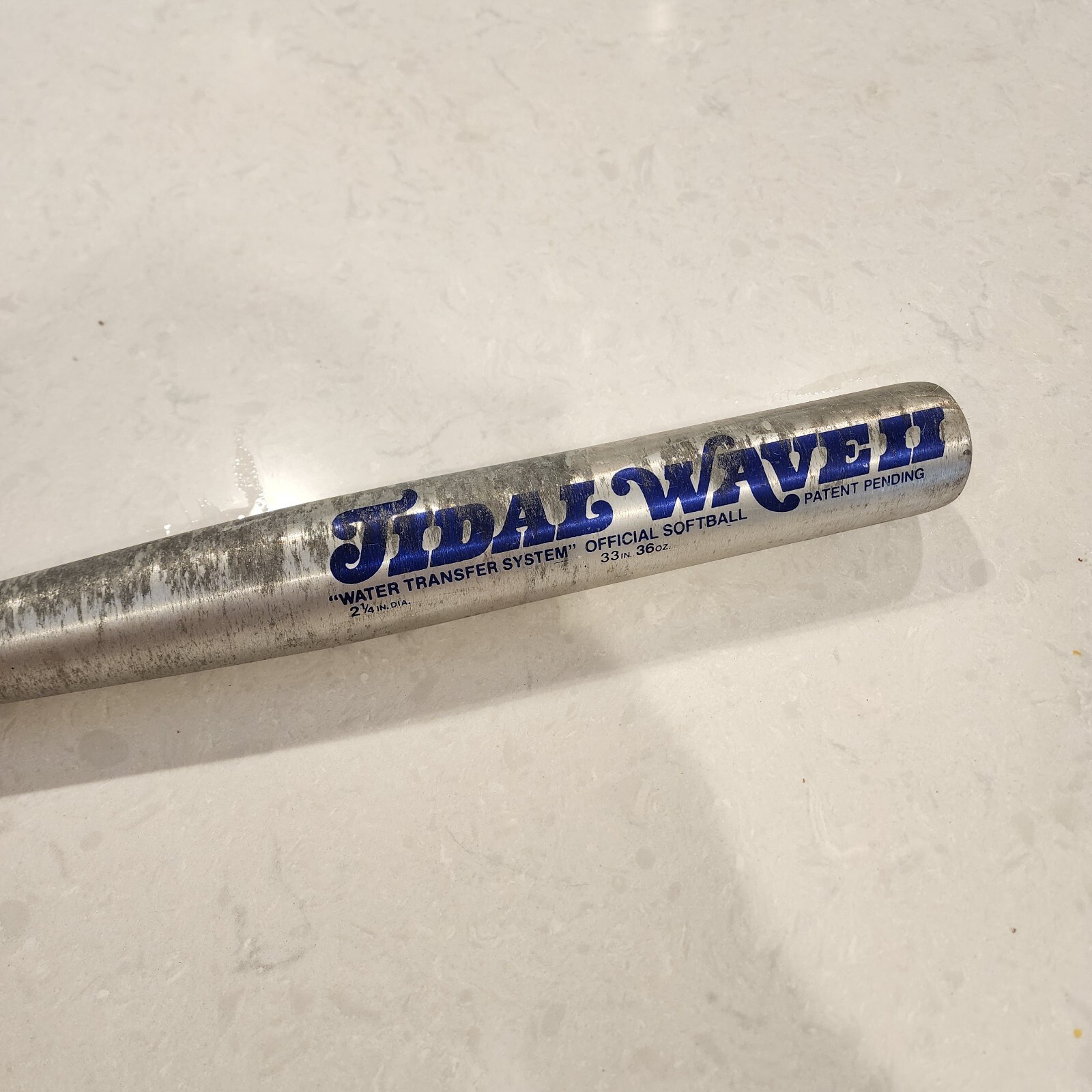 SPALDING TIDAL WAVE II 2 Water Transfer System 33 in 36 oz Softball Bat ...