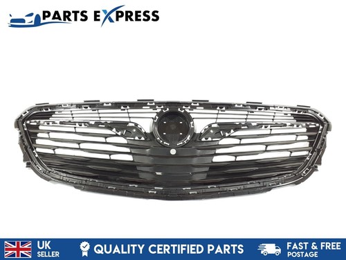 VAUXHALL INSIGNIA B 2017 - 2021 GRILLE MAIN TOP RADIATOR BLACK BACKING ...