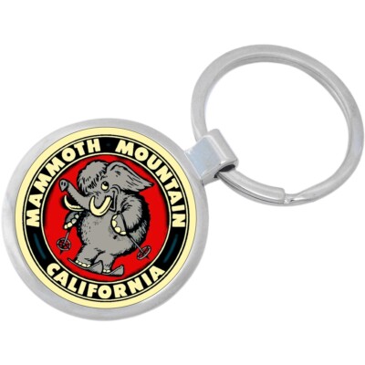 Mammoth Mountain California Vintage Keychain - Includes 1.25 Inch Loop ...