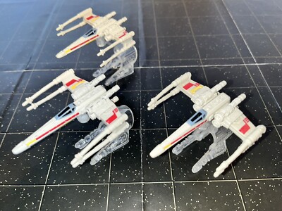 Star Wars Hot Wheels Starships Lot X3 Biggs Darklighter Red 3 X-Wing ...
