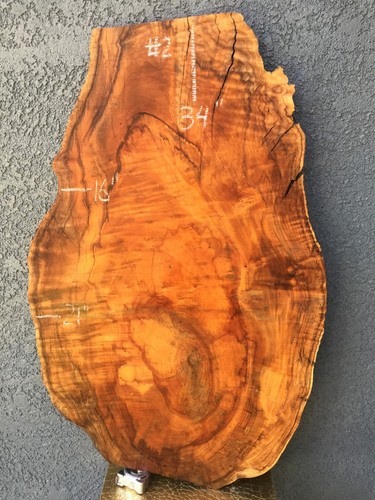 Spalted Maple Slab Crafts Lumber Live Edge Wood Knife 1 x 16-21 x 34 ...