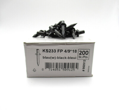 200 Stk Fixpin Stahlnagel 18mm Einschlagdübel KS233 4/9*18 | eBay.de