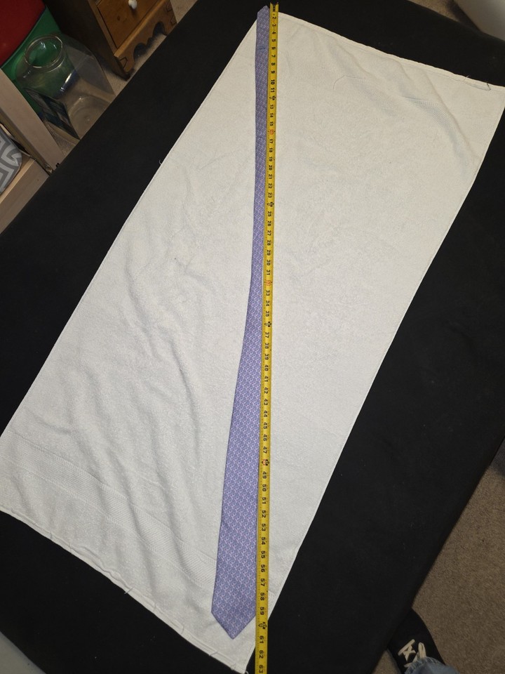 Hermès Paris Silk Tie Pegasus Purple Micro Motif Made in France Vintage ...