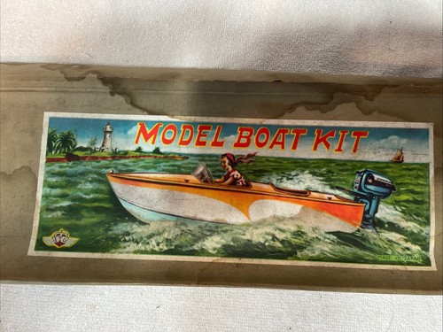 Vintage Model Boat Kit By ITO. Build A Speedboat Model | eBay
