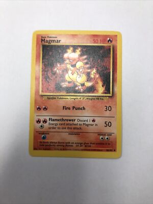 MAGMAR - Base Set - 36/102 - Uncommon - Pokemon Card - Unlimited ...