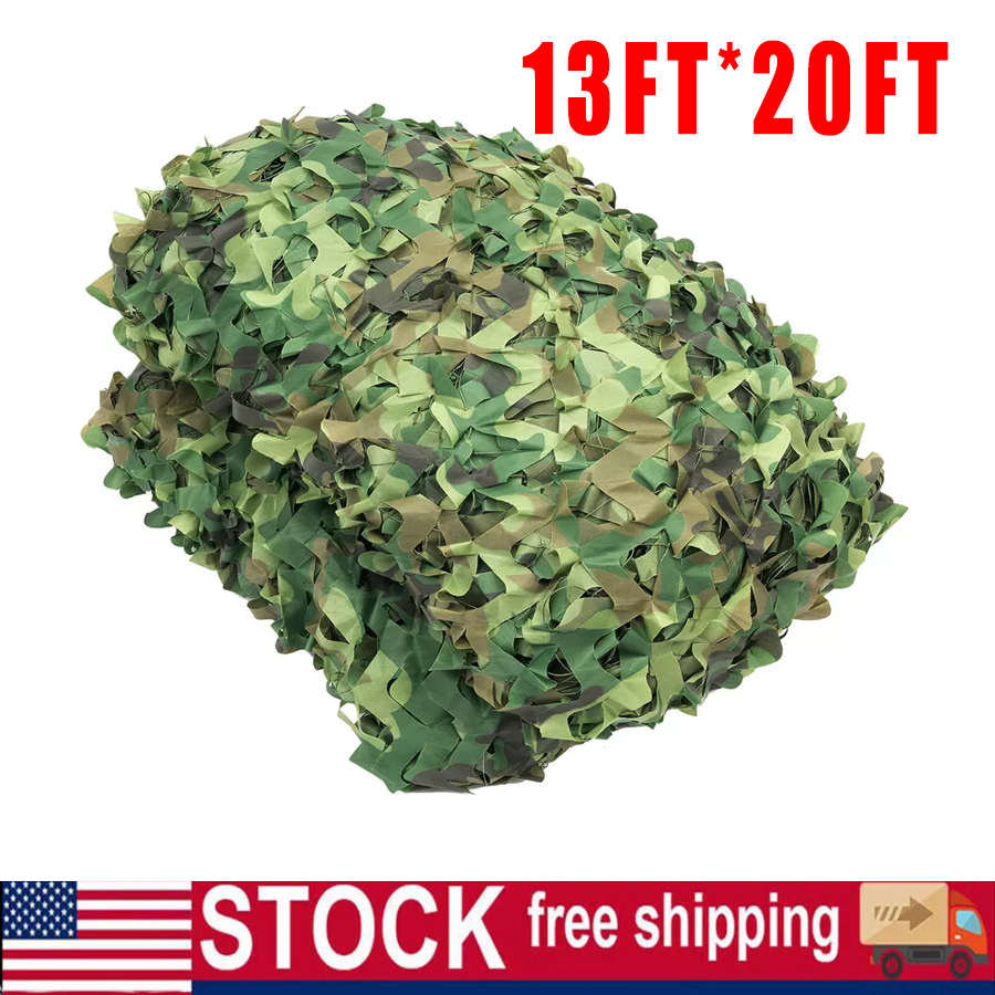 Hunting Military Camouflage Nets Army Camo Netting Shade Camping Sun ...