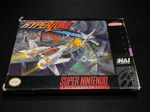 Hyperzone Hai Authentique super nintendo Snes Exmt État Complet N Boîte 40458855029 | eBay