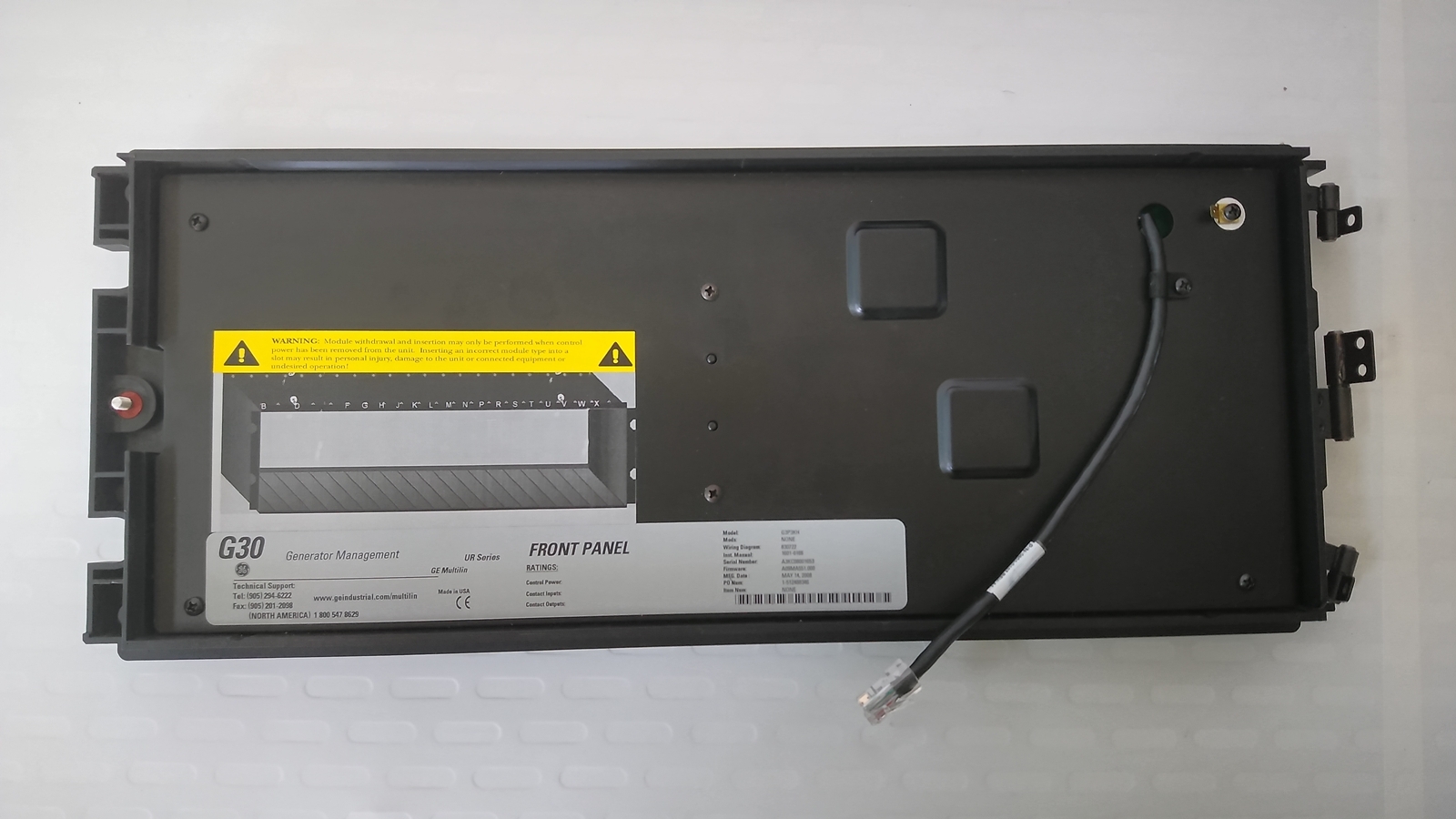 GE Multilin, New Other / G3P3KH / Front Panel, G30 Generator Management ...