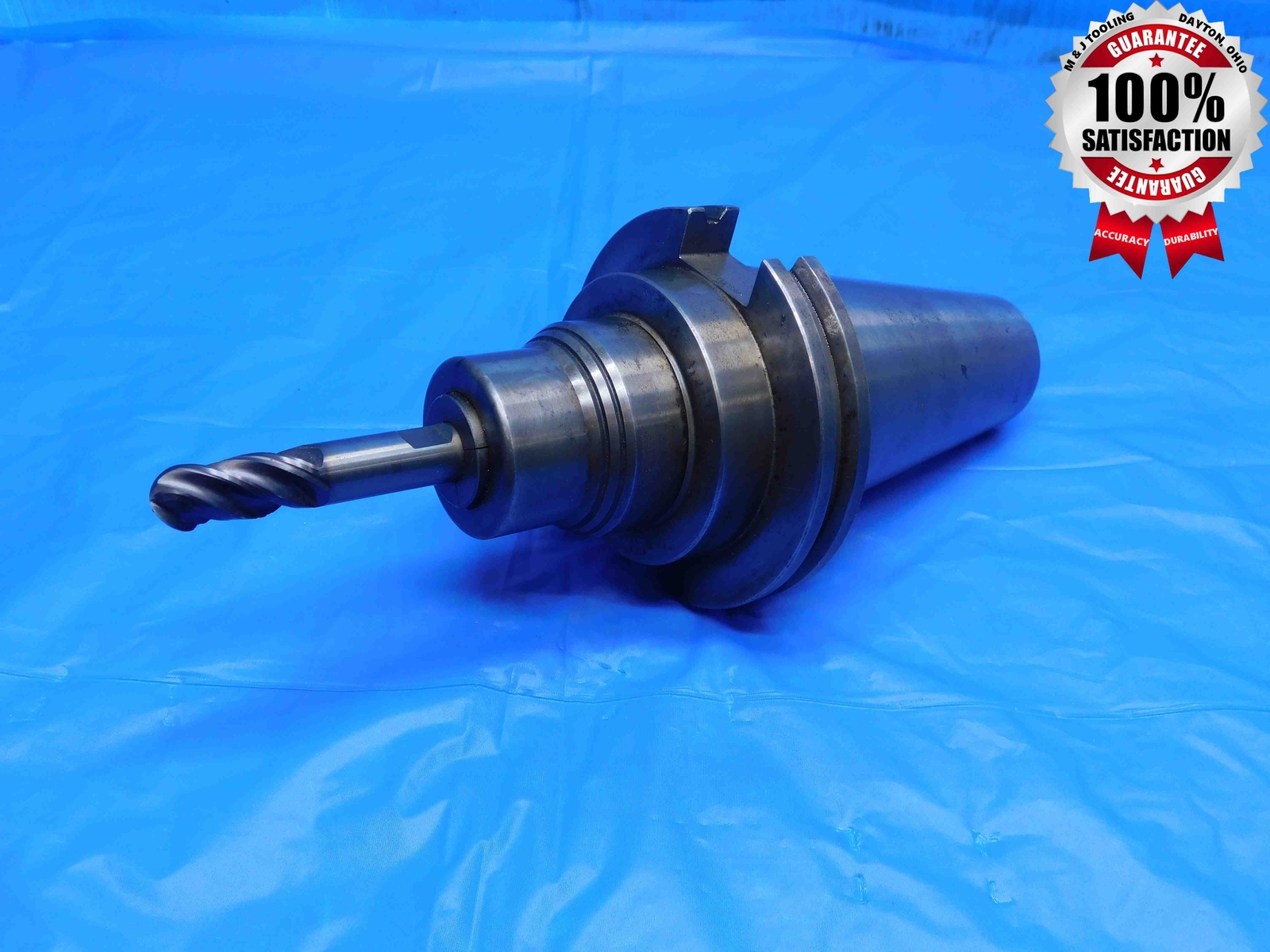CAT50 ALBRECHT HYDRAULIC TOOL HOLDER B5 SK50 AD50 W/ COLLET & 1/2" BALL ...