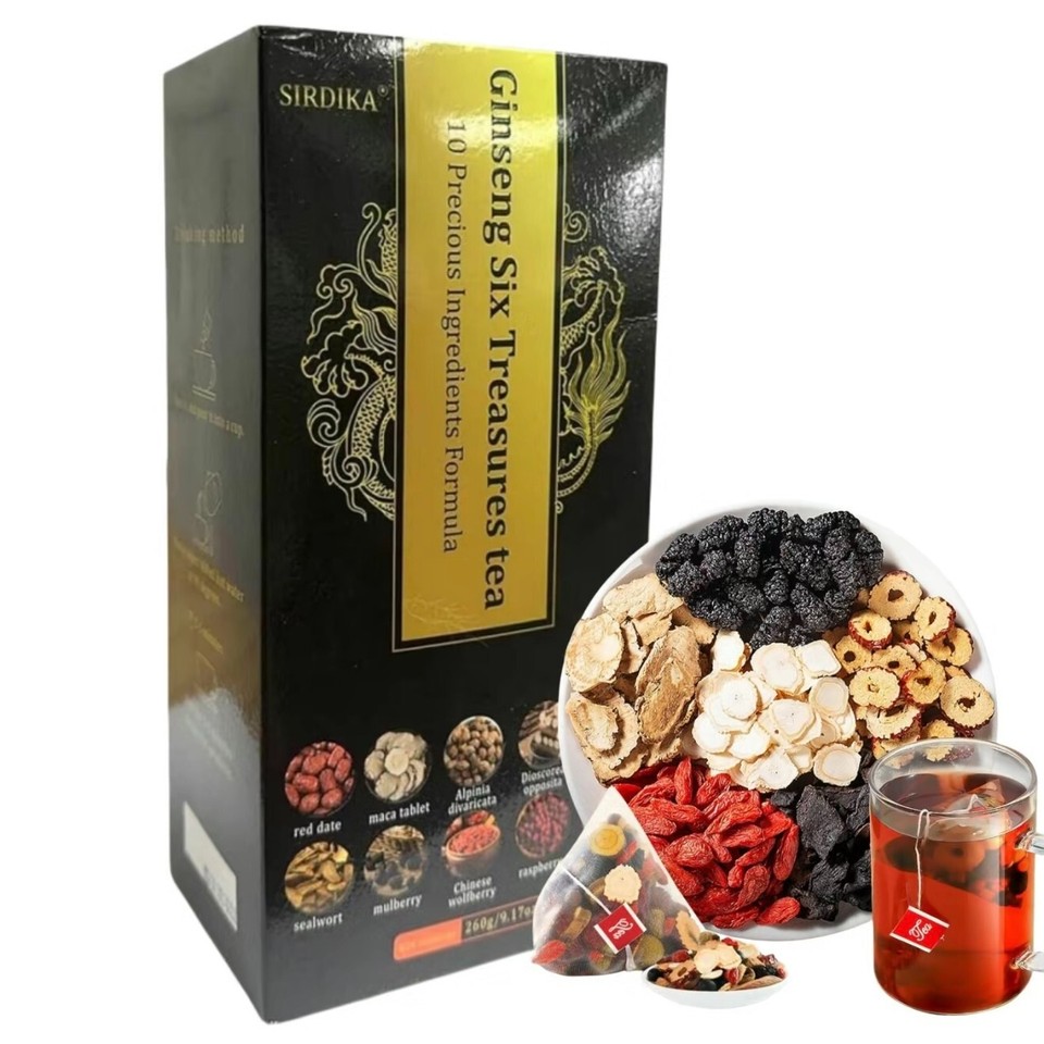 Ginseng six treasure tea , Kidney tea ,liver tea , red date tea ...