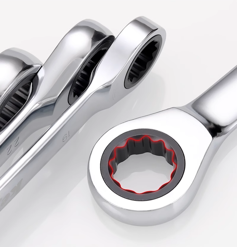 Ratcheting/Flex/Normal /Double box end Wrench 8-27mm,72 Tooth, CR-V, 12 ...