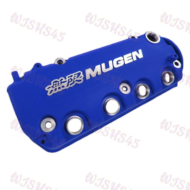Blue MUGEN Style Racing Engine Valve Cover For Honda Civic D16Y8 D16Y7 ...
