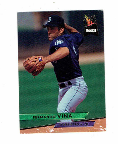 Fernando Vina Seattle Mariners 2B #625 Fleer Ultra Rookie 1993 # ...